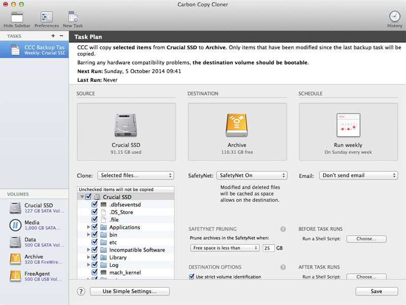 Carbon Copy Cloner 5 1 16 Free Download Software Reviews Downloads 